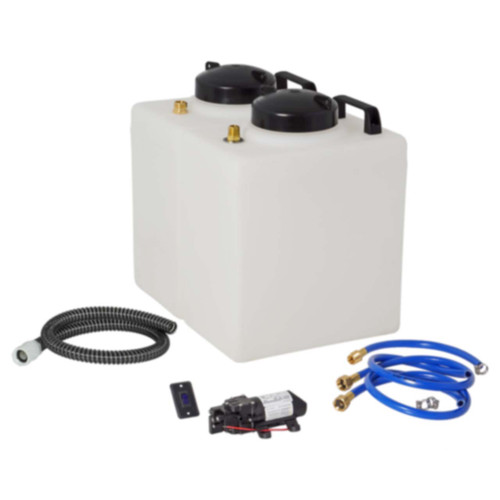 Superior RV Portable Galley Fresh Water & Grey Water Holding Tank Kit w ...