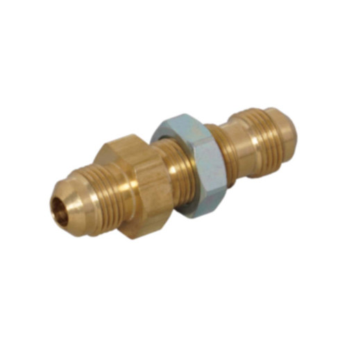 Panther 31-6 RV Brass Propane Bulkhead Union Fitting 3/8" Flare x 3/8 ...