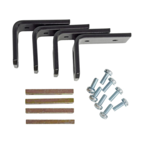 HappiJac 294886 Trolley Tabs (Set of 4) with Spacer Kit - Black