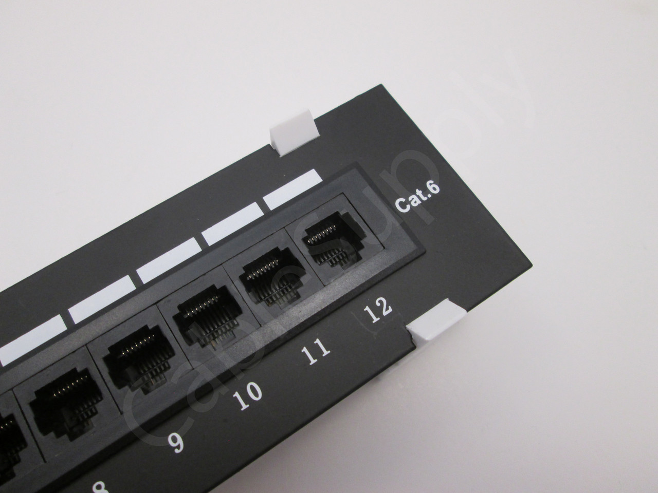 Cat6, Cat5E Vertical Wall-Mount Mini Patch Panel 12 Port - CableSupply