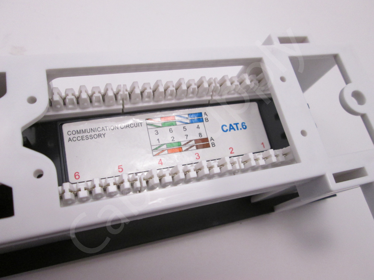 Cat6, Cat5E Vertical Wall-Mount Mini Patch Panel 12 Port - CableSupply