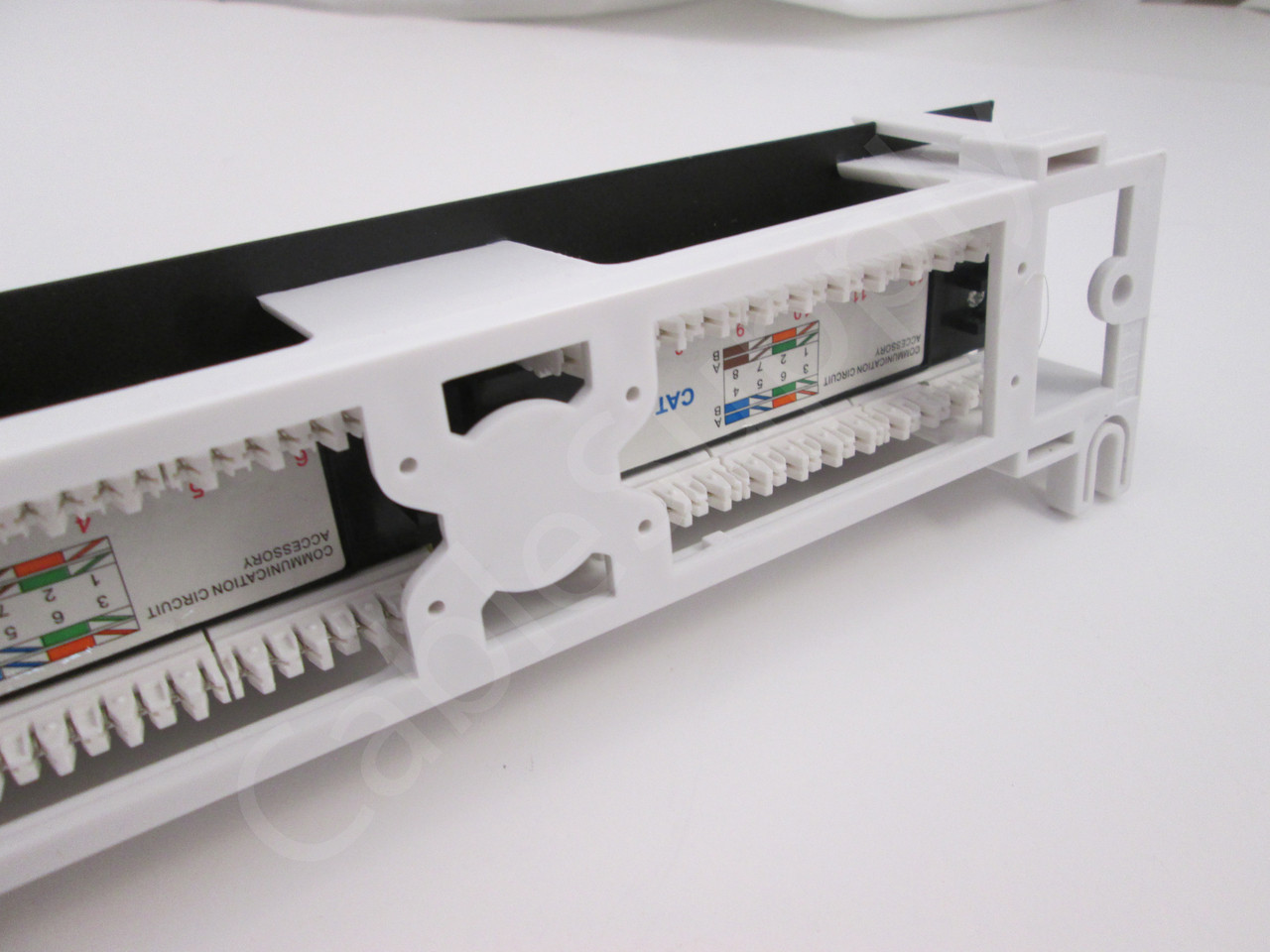 Cat6, Cat5E Vertical Wall-Mount Mini Patch Panel 12 Port - CableSupply