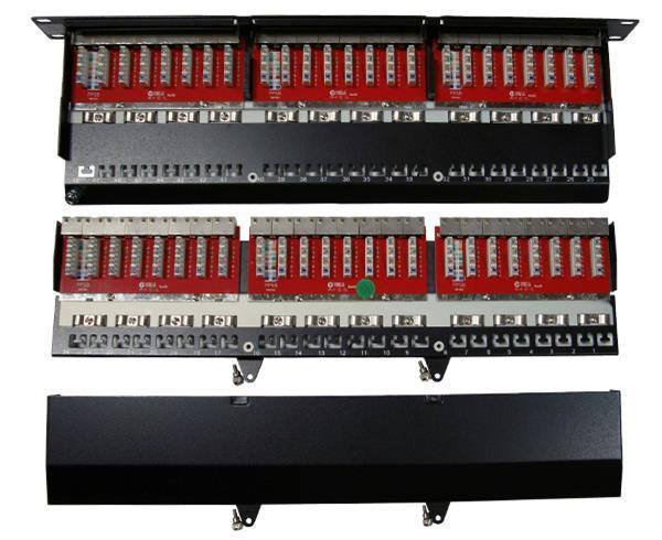 Category 6A, 48 Port Shielded Patch Panel 1U - CableSupply