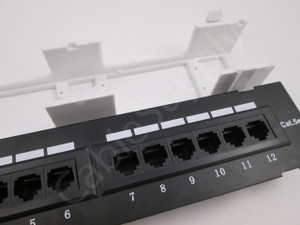 Cat6, Cat5E Patch Panel Kit | 12 Port, RJ45, Wall Mount Patch Panel ...