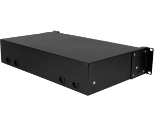 Rack Mount Fiber Distribution Patch Panel with Splice Trays, Slide-Out ...