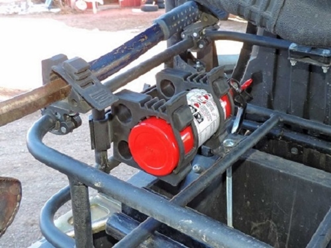 Yamaha Viking Wolverine Yxz Rack Mount Fire Extinguisher Bracket By
