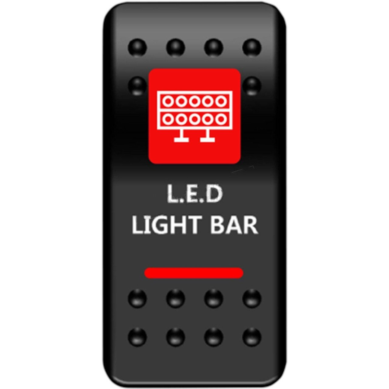 Yamaha Vikingwolverineyxz Onoff Red Lightbar Rocker Switch By Moose