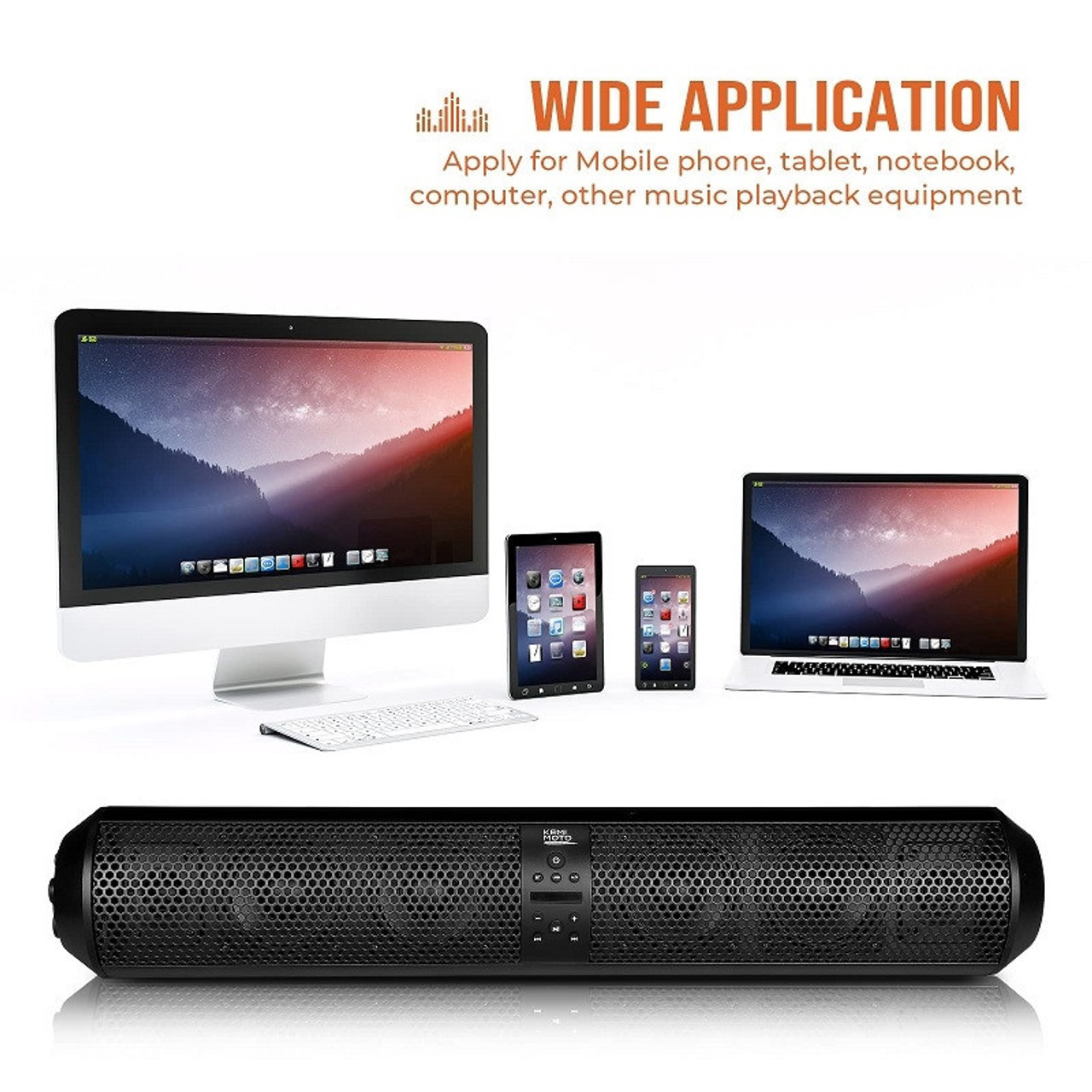 Yamaha Viking Wolverine Yxz 28 6 Speaker Bluetooth Sound Bar By