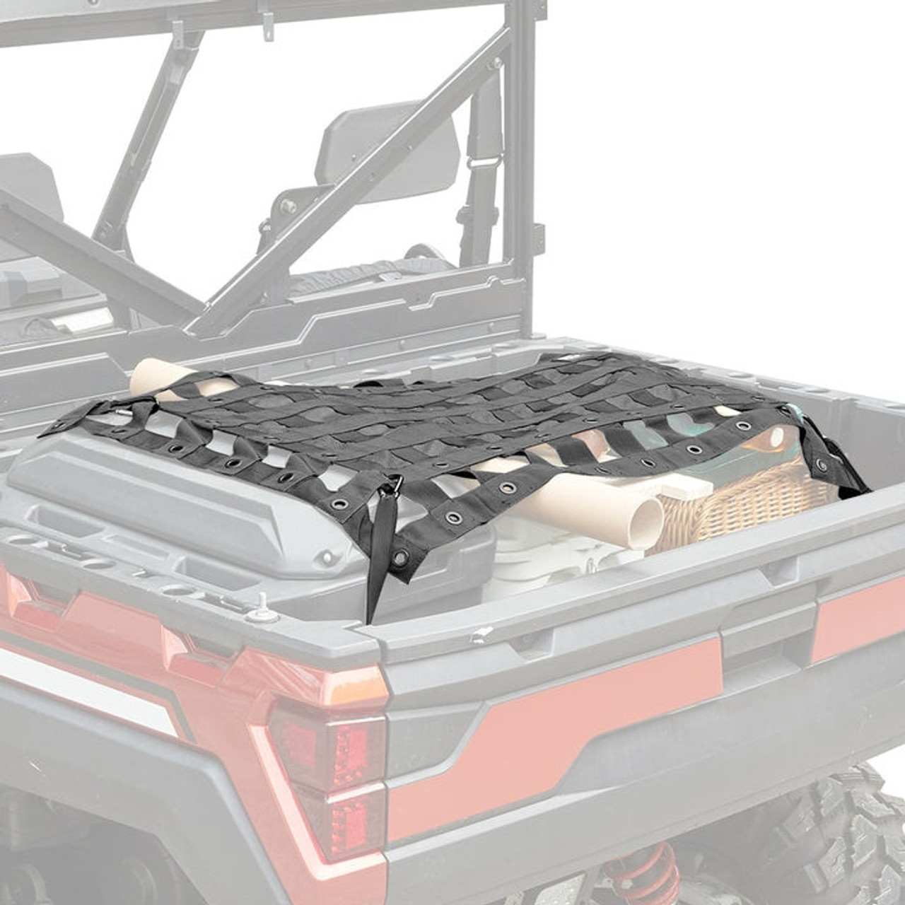 Maximize Utility With Kemimotos Heavy Duty Bed Cargo Net For Yamaha