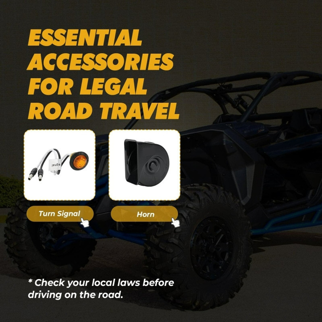 Enhance Your Ride With Yamaha Vikingwolverineyxz Turn Signal Kit