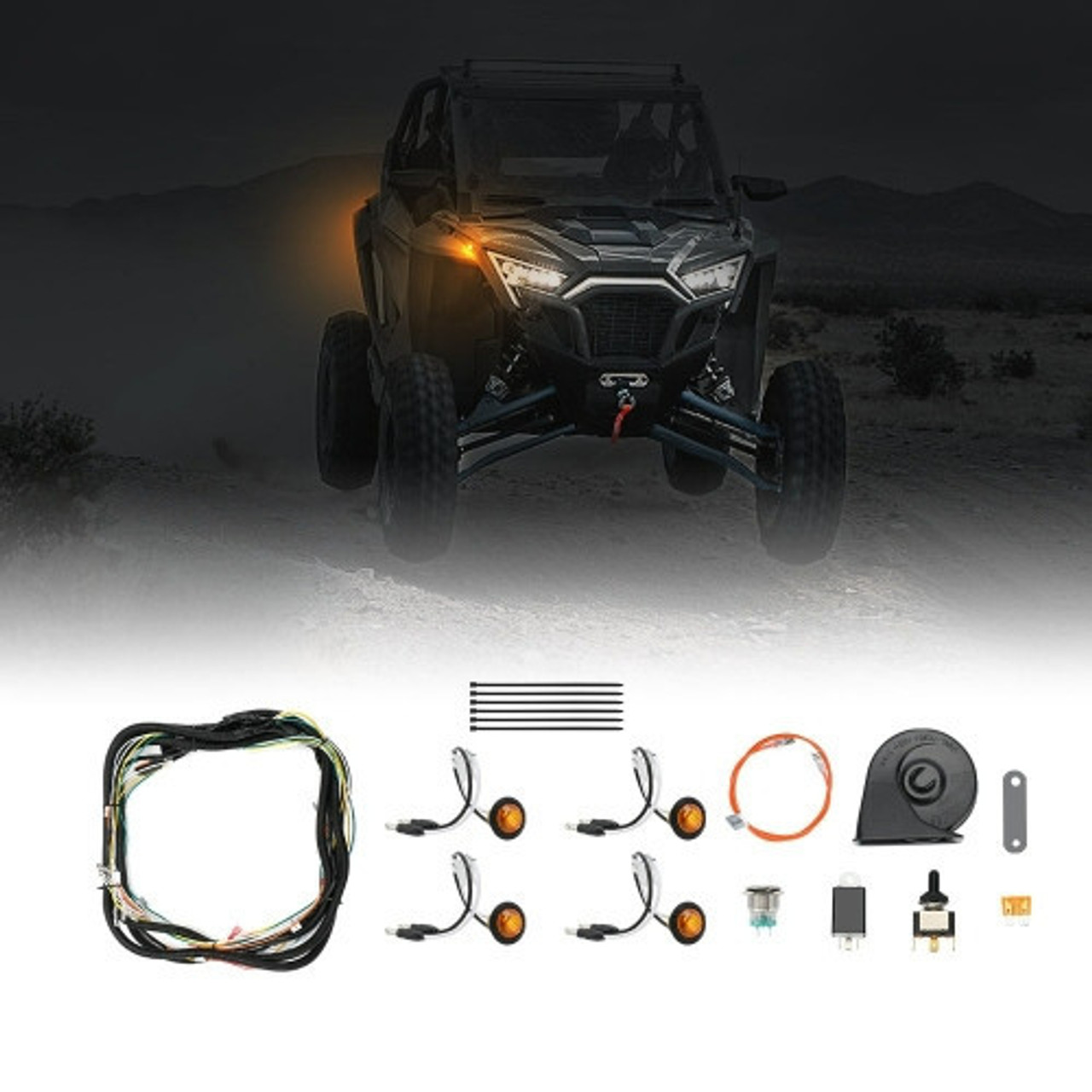 Yamaha Viking Wolverine Yxz Turn Signal Kit By Kemimoto B0401