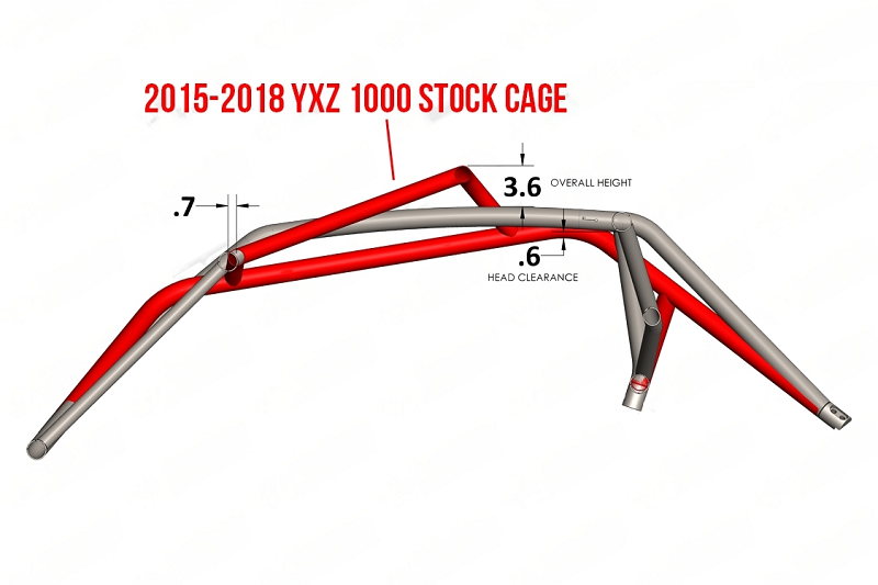 Yamaha YXZ Super Shorty Cage Kit by CageWrx - 2SYXZSS-DIY
