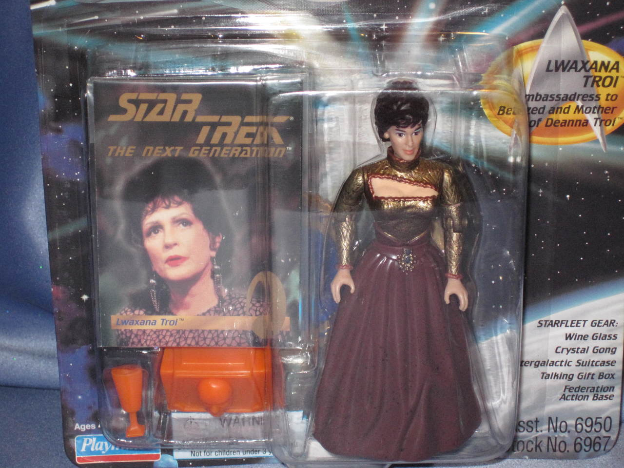 Star Trek - The Next Generation - Lwaxana Troi by Playmates. - Now and ...