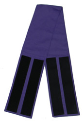 Purple Velcro Fabric Belt