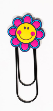 Smiley Face Jumbo Paper Clip - HappySew.com
