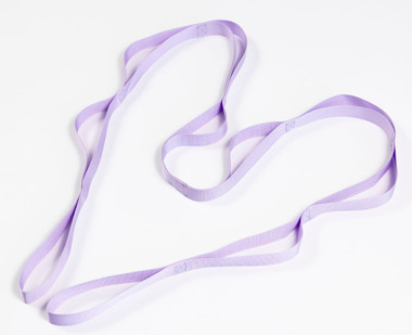 10 Loops Stretching Strap - Lavender (76" Long and 1" wide) - HappySew.com