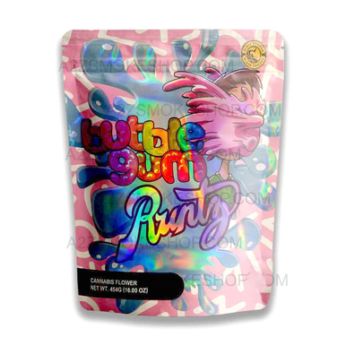 Black Unicorn Bubble gum Runtz 1LBS Mylar Bag Holographic