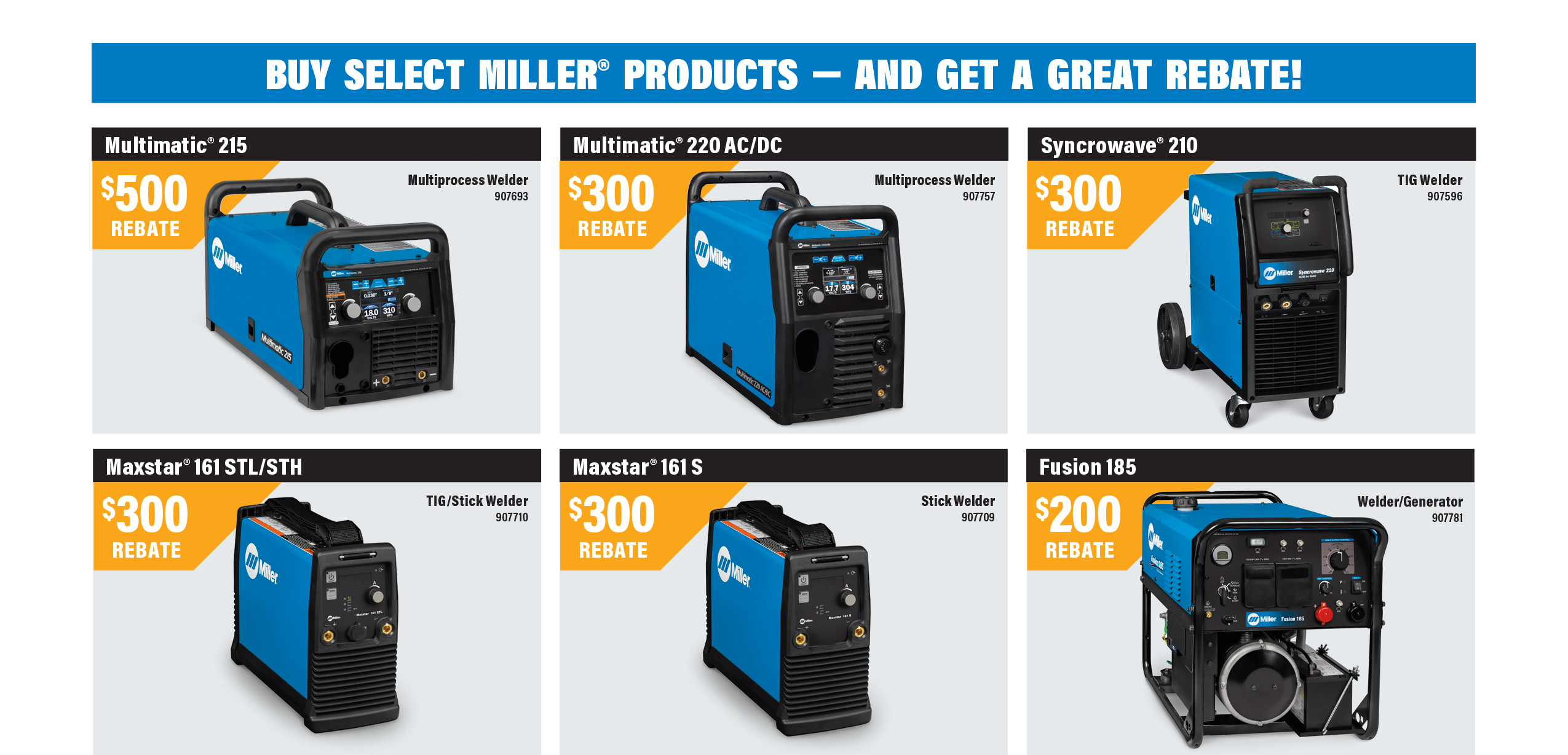 Miller Build with Blue Rebates | Burn and Earn Rebates
