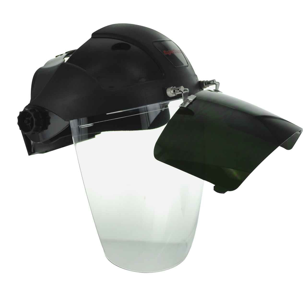 Hypertherm 127239 Face Shield, Dual Clear and Shade 6 Protective Face ...