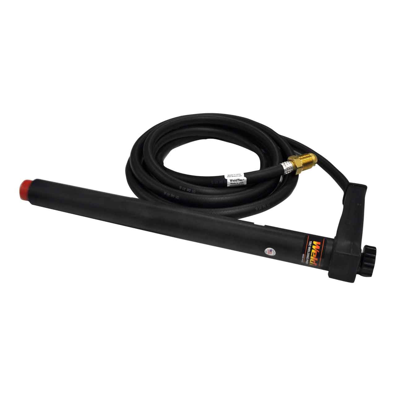Weldtec WT-27BA-12R 20" Heavy-Duty Machine TIG Torch Kit, 12.5', Rubber