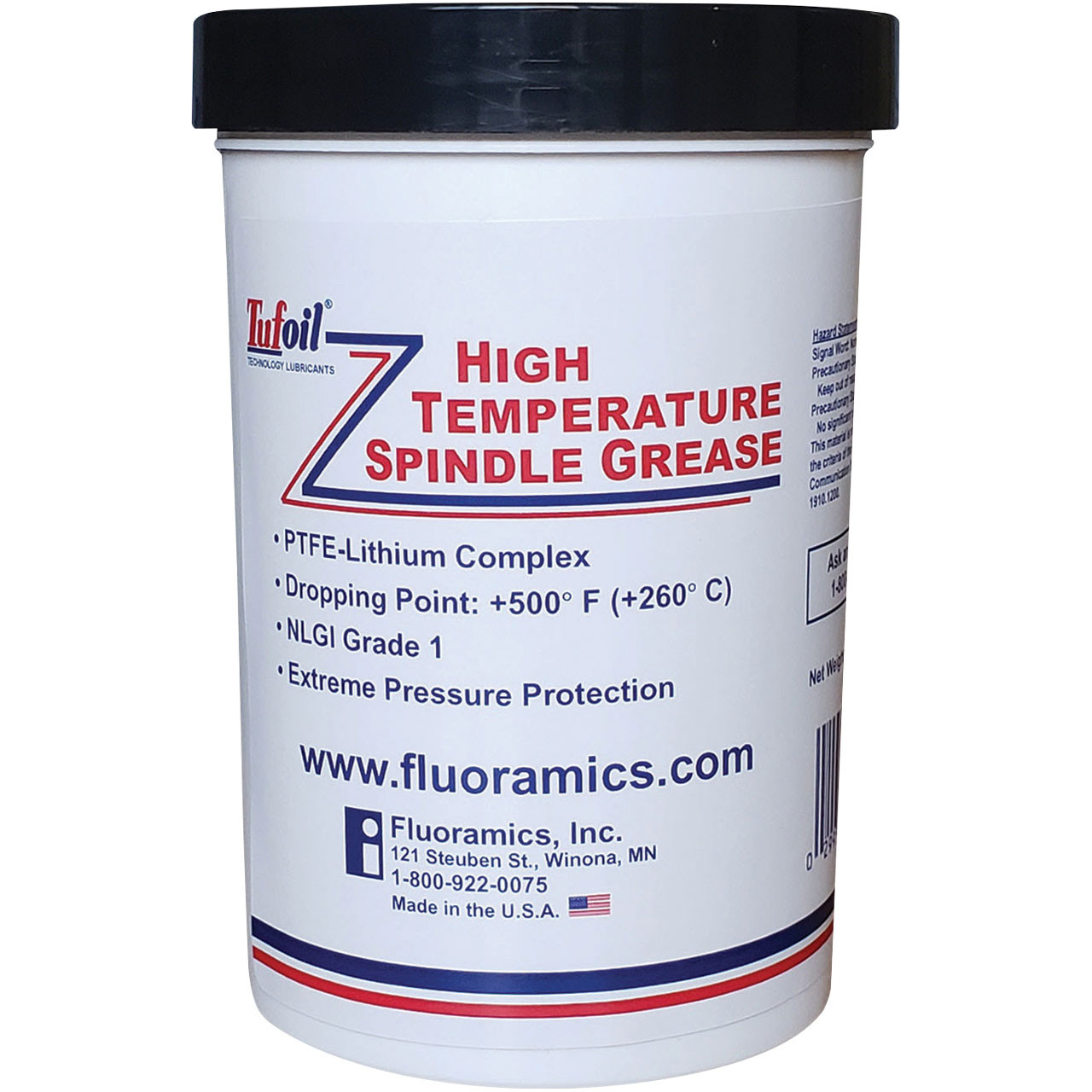 Fluoramics 8800014 High Temperature Spindle Grease 453 G Jar (Net Wt 16 Oz)