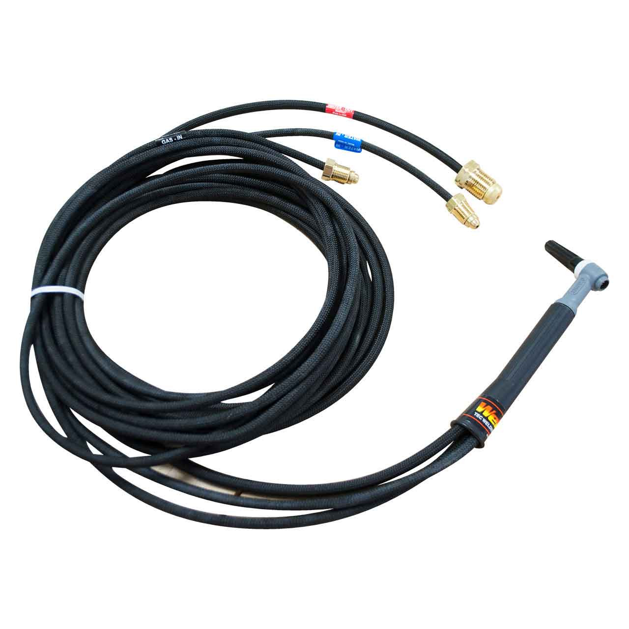 Weldtec WT-20-12R TIG Torch Kit, 12.5', Braided Rubber