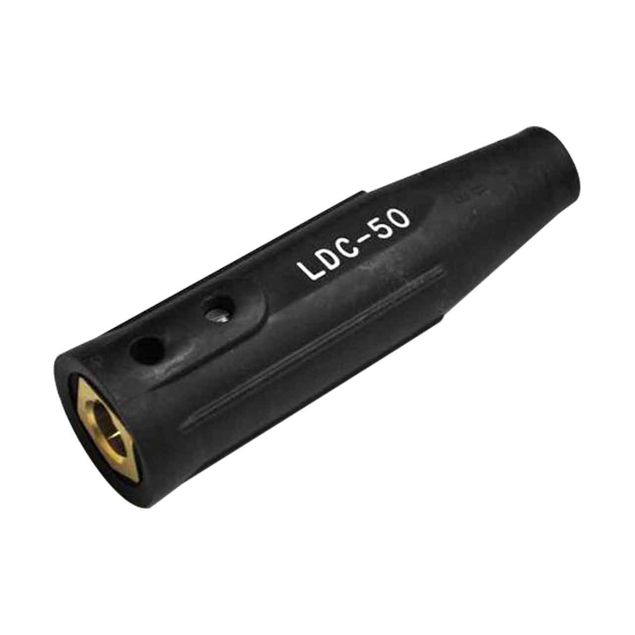 Lenco 05436 LDC-50 Black Female Dinse Cable Connector