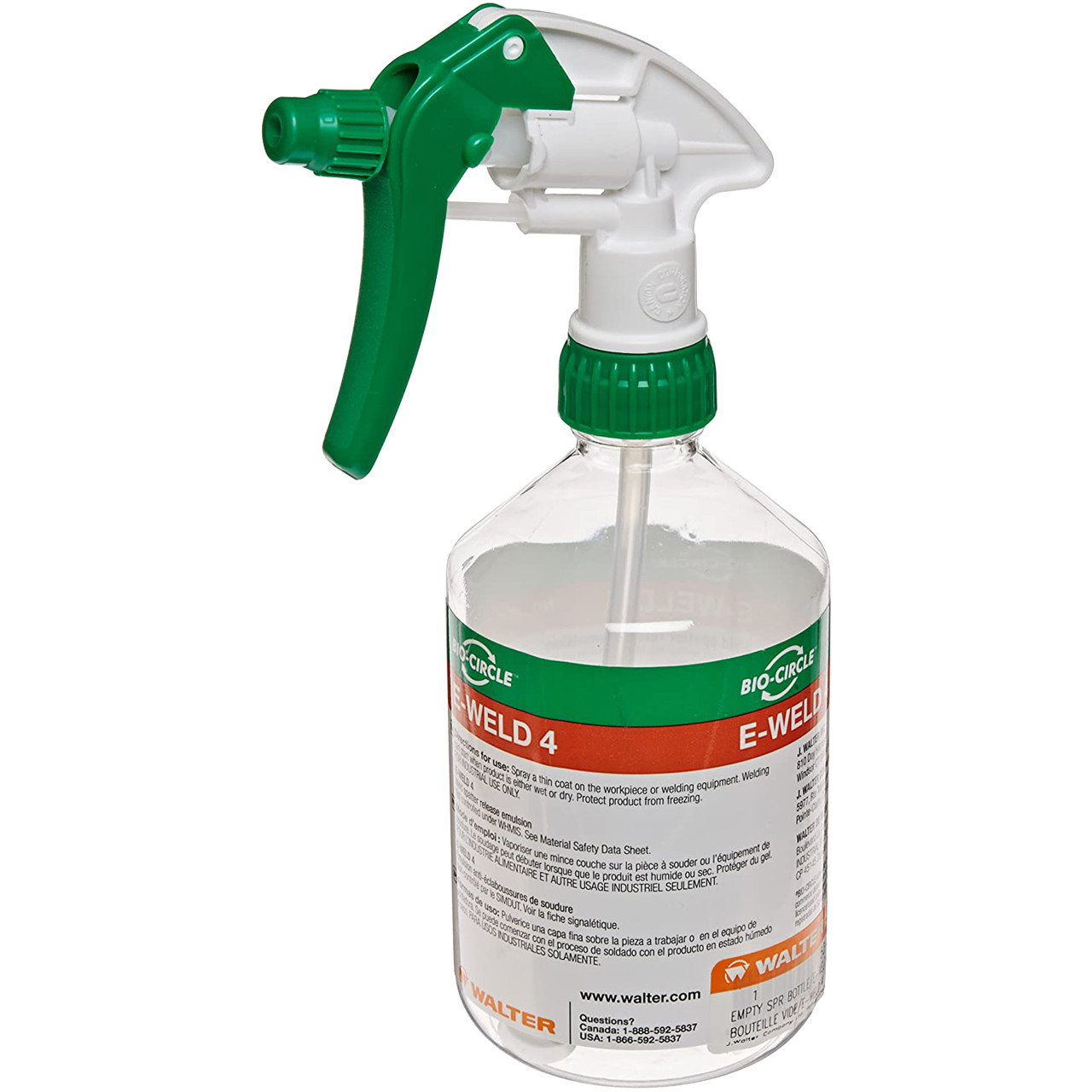 Walter 53L338 Empty Refillable E-WELD 4 Trigger Sprayer Bottle 500ml ...