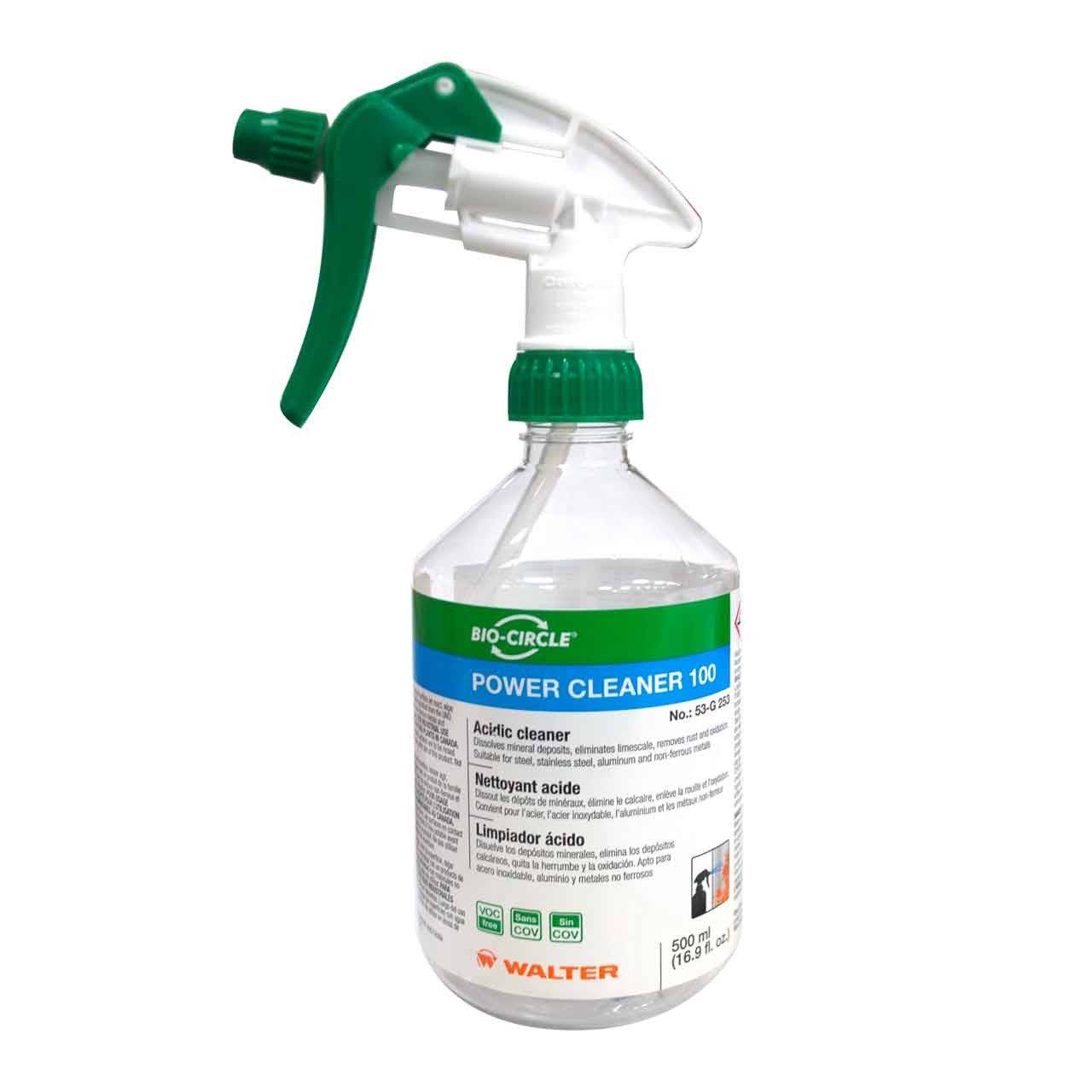 Walter 53L309 Empty Refillable POWER CLEANER 100 Trigger Sprayer Bottle ...