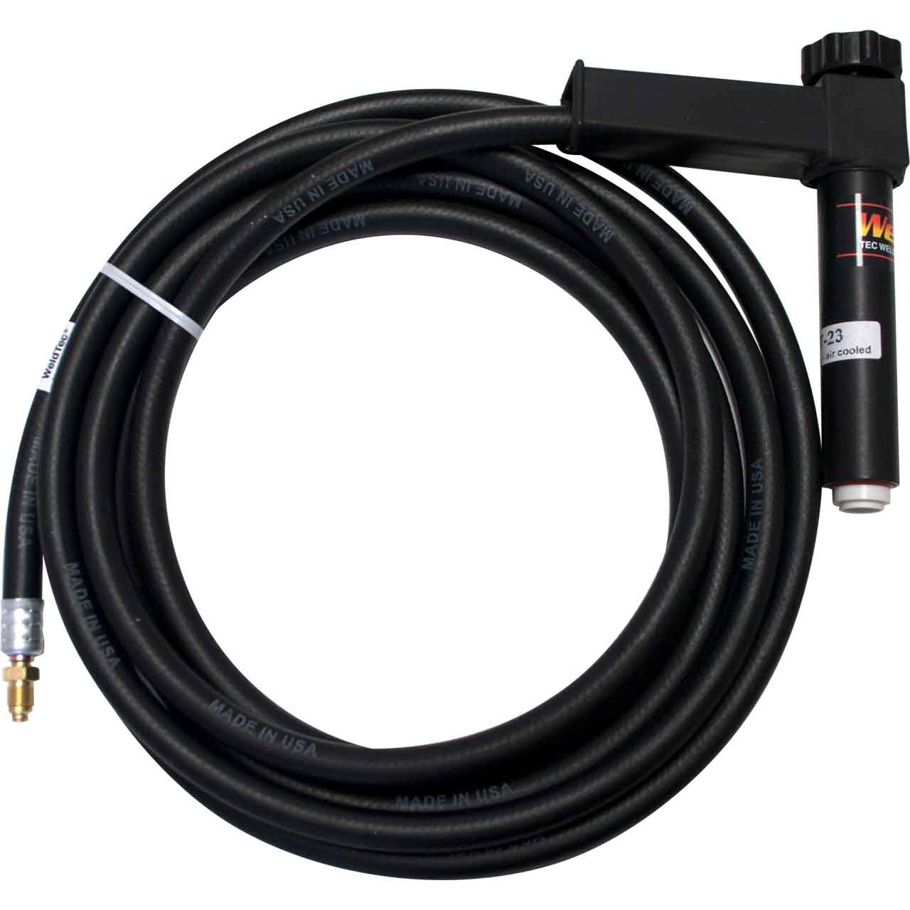 Weldtec WT-23A-12R 7" Machine TIG Torch Kit, 12.5', Rubber