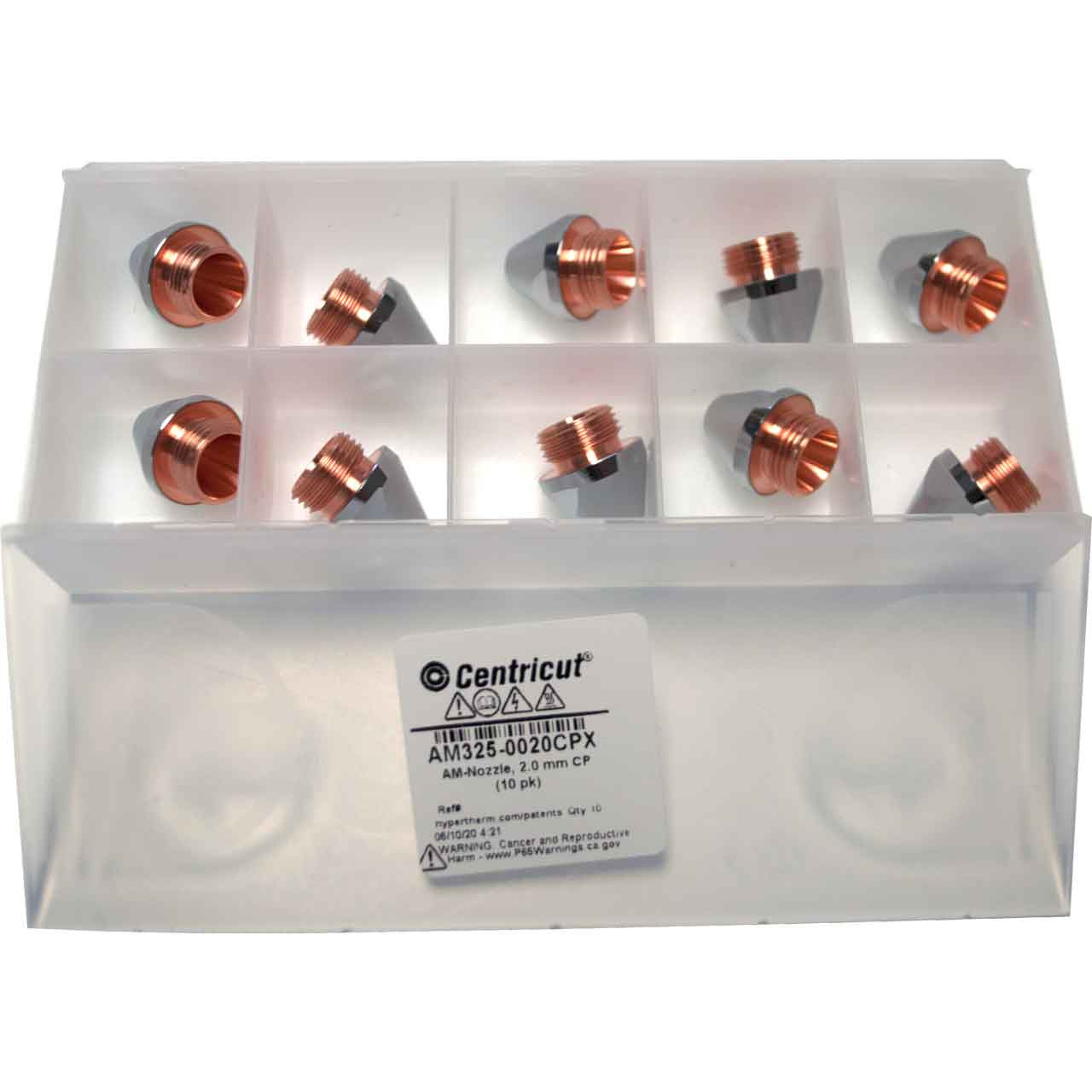 Hypertherm AM325-0020CPX Nozzle - 2.0 mm Cp, 10 pack