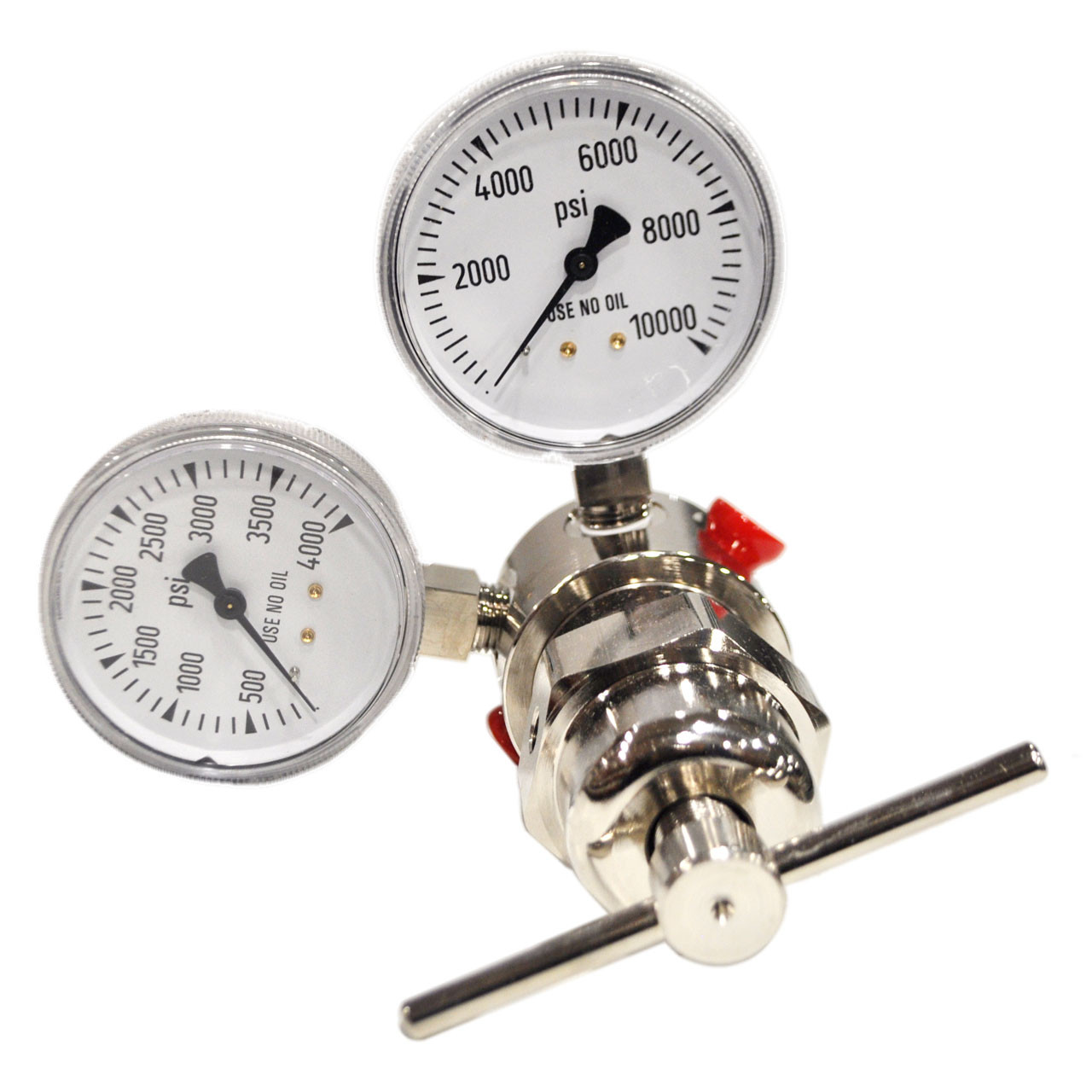 Miller Smith 824-00-00 Silverline High Pressure Analytical Brass Single ...