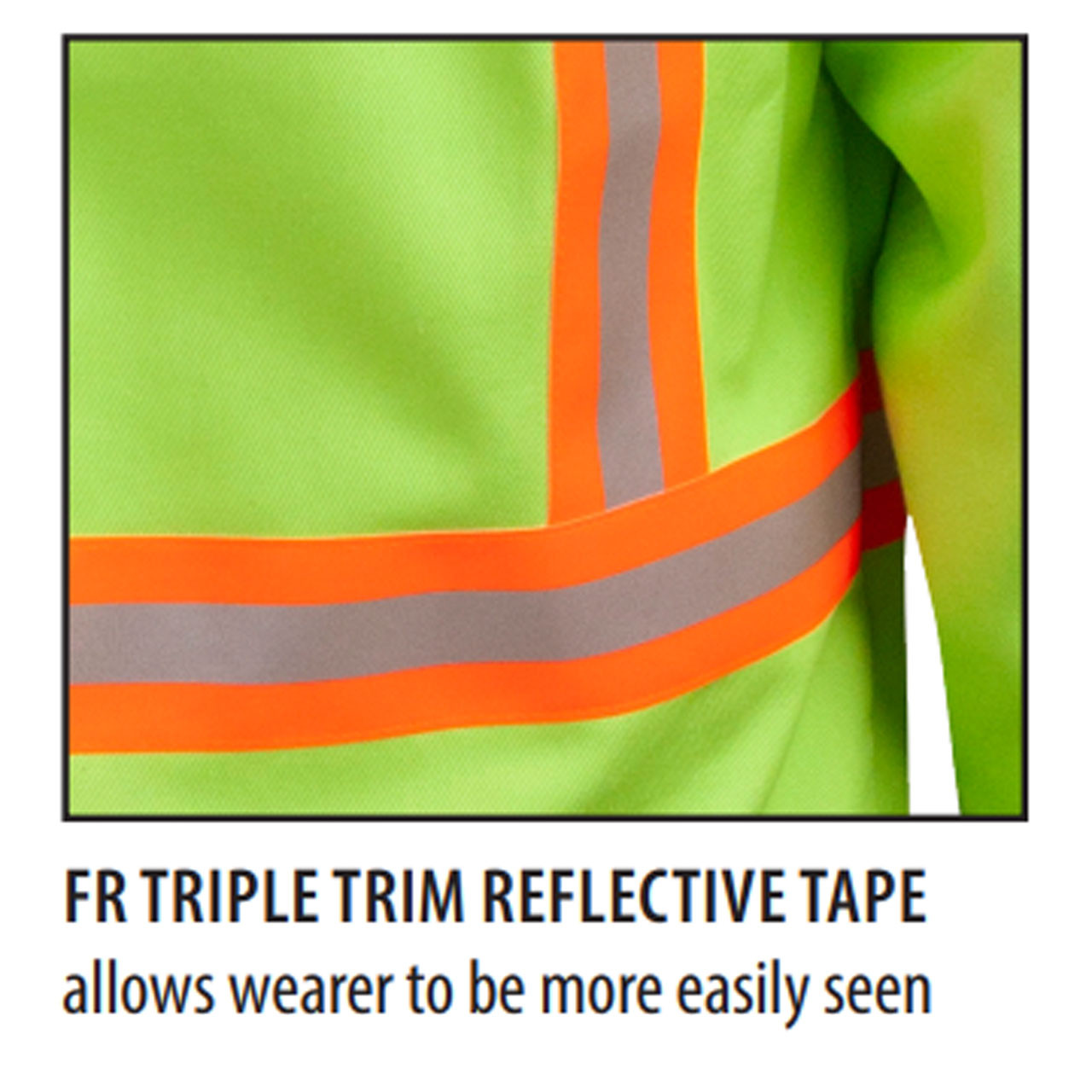 Black Stallion JF1010-LM Hi-Vis FR Cotton Welding Jacket with FR ...