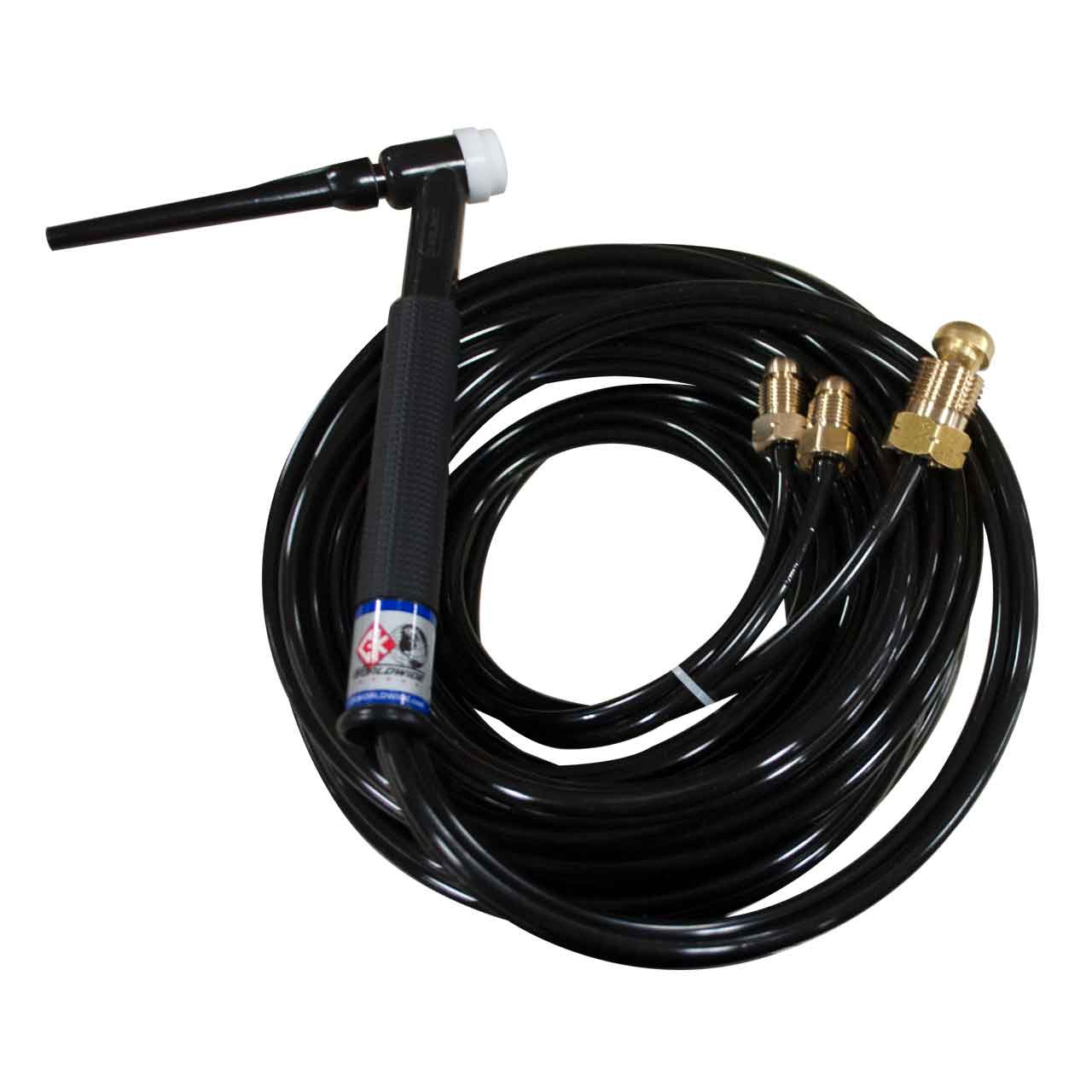 CK TL300 Water Cooled Trim-Line TIG Torch Kit, 350A, 25', 3-Pc, TriFlex ...
