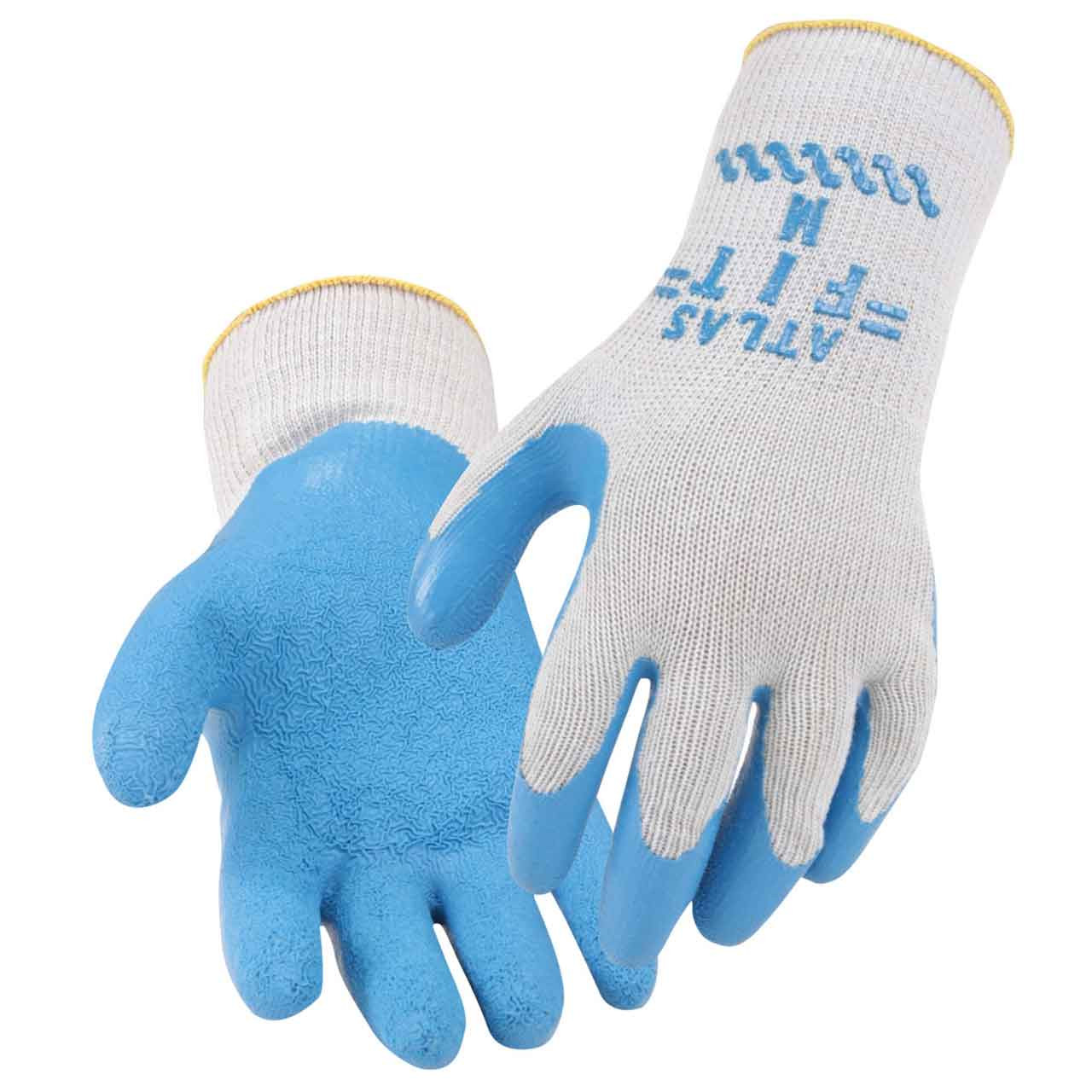 Black Stallion 2300 Atlas Rubber-Coated Cotton/Poly String Knit Gloves ...
