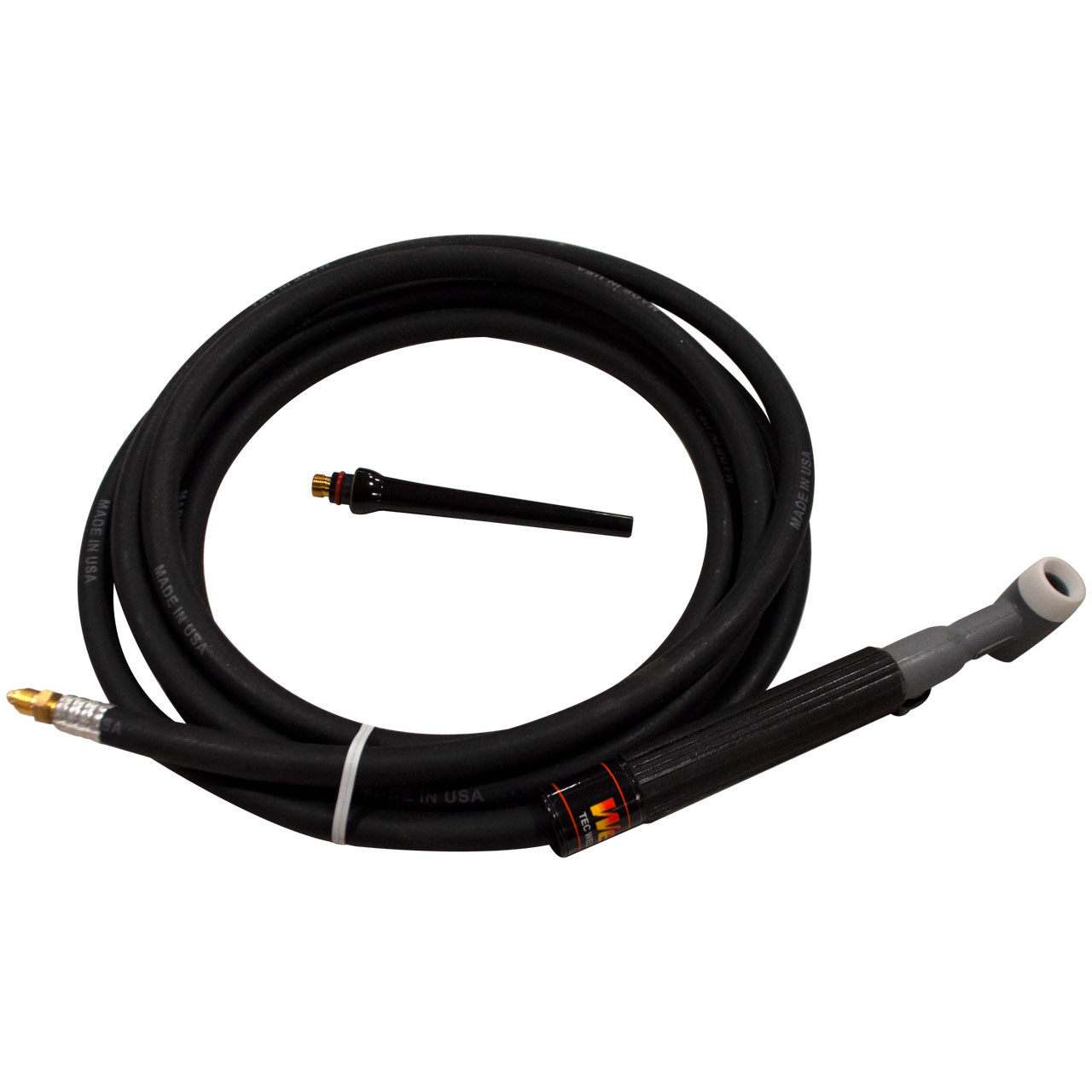 Weldtec WT-17V-12R TIG Torch Kit, with Valve, 12.5 ft. Twister Rubber Cable