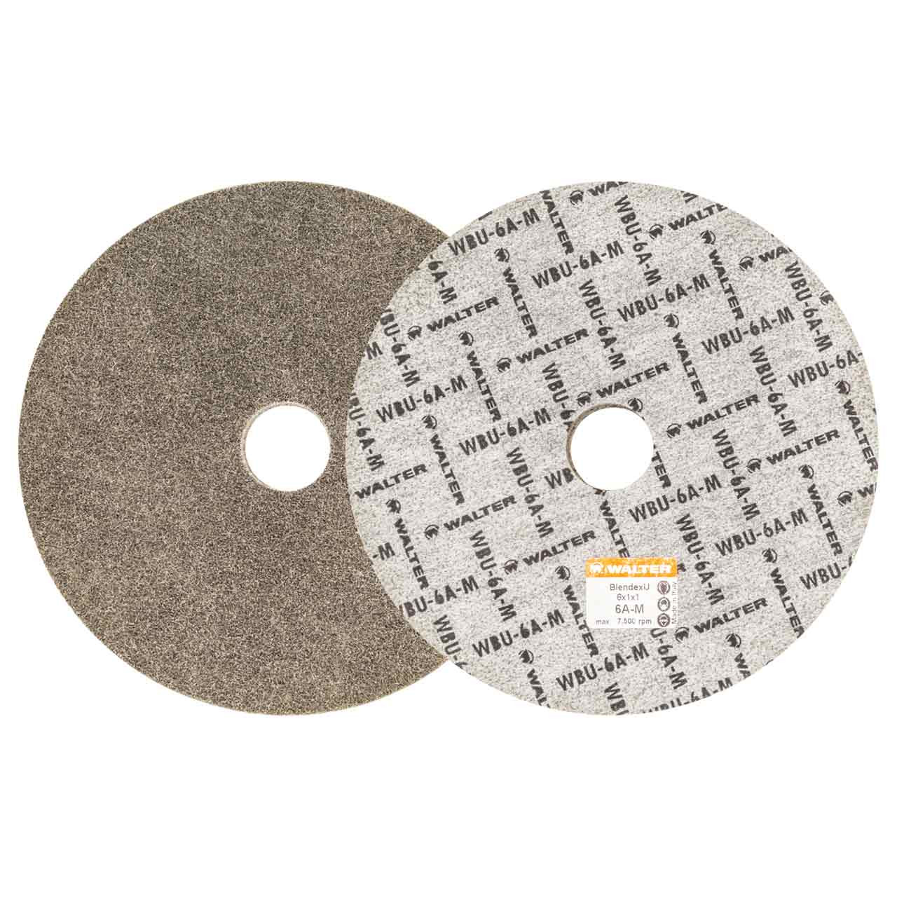 Walter 07U613 6x1x1 Blendex U Wheels Grade 6AM Superior Finishing ...