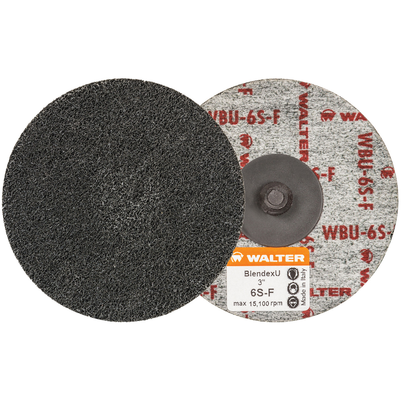 Walter 04U322 3" Twist Quick Change Blendex U Multi-Purpose Discs Grade ...