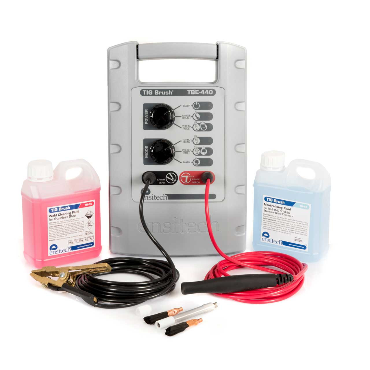 Ensitech TIG Brush TBE-440 Standard Kit for Weld Cleaning with Classic Wand
