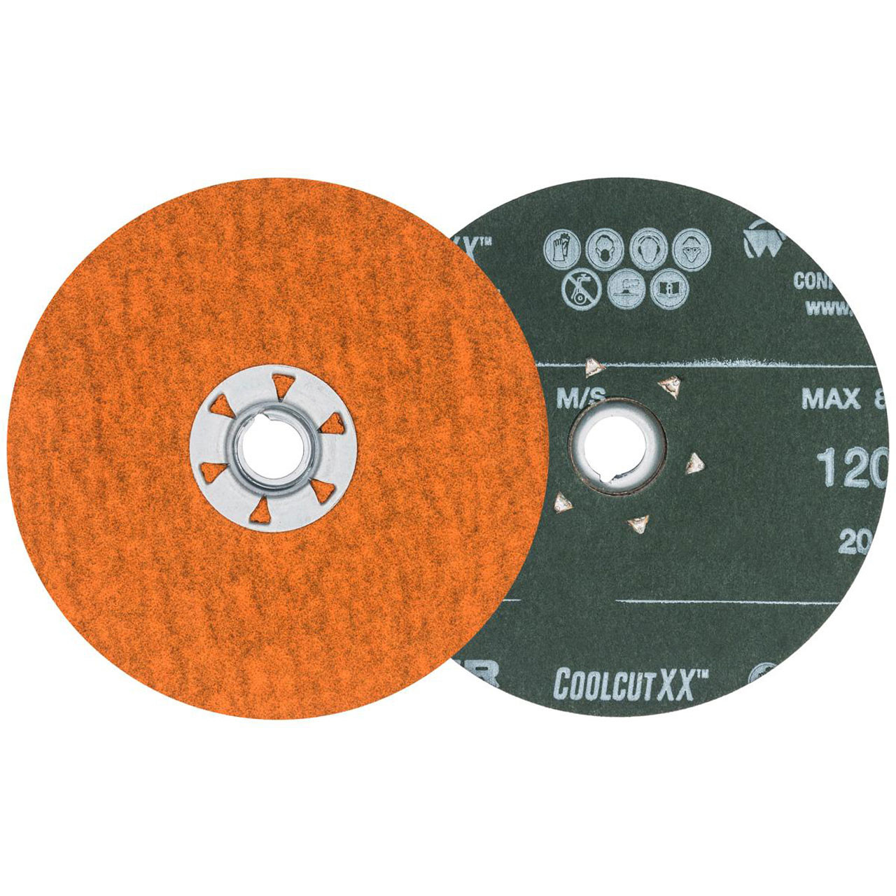Walter 15X532 5x5/8-11 COOLCUT XX Quick-Change Sanding Discs with ...