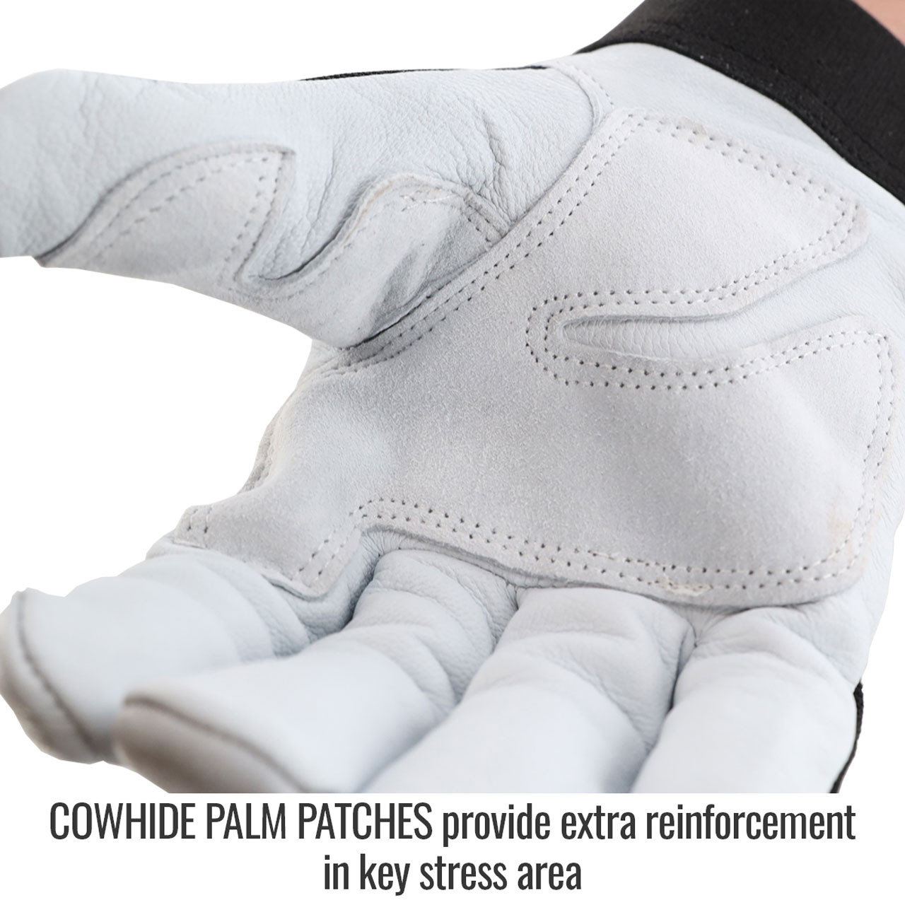 Black Stallion GX3025-BW A6 Cut-Resistant Goatskin Palm Mechanics ...