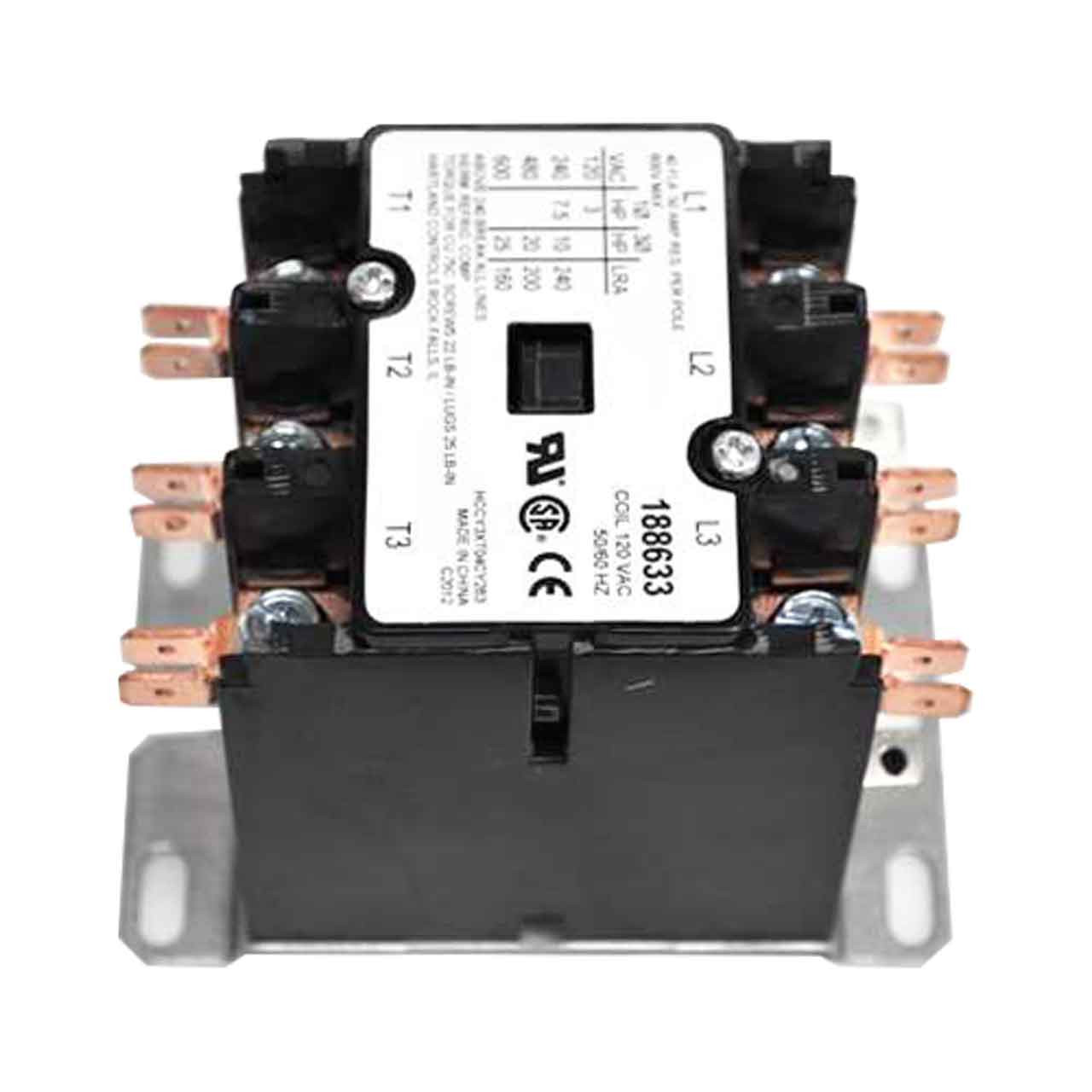 Hypertherm 003233 Contactor, 150A Ac-3 120Vac Coil
