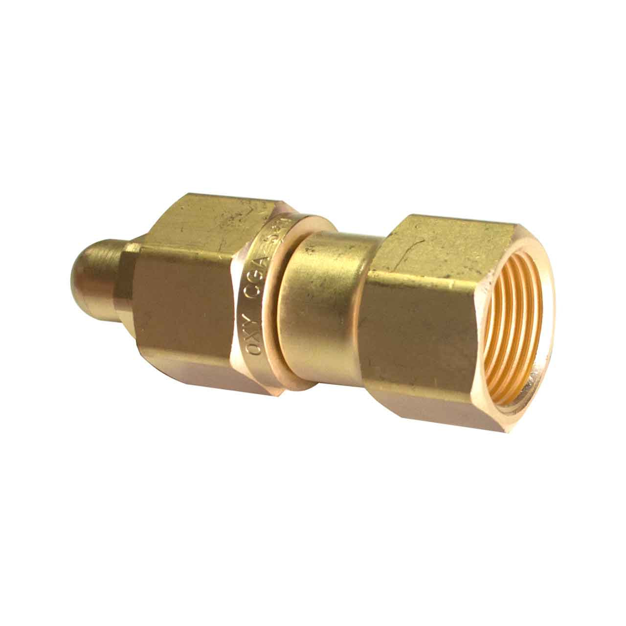 Western # 806 Co2 Cylinder Adapter CGA 320 to CGA 580 Argon/Nitrogen