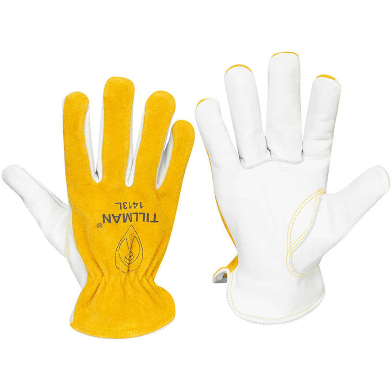 Tillman 1414 Top Grain/Split Cowhide Drivers Gloves Large