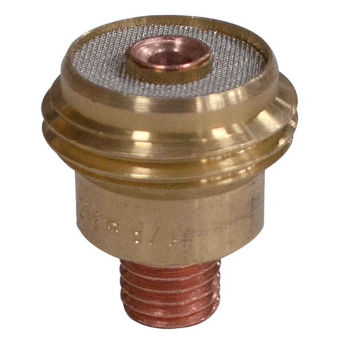 Weldtec 45V37SW Gas Lens, 1/8" (3, 2), Medium, 2 pack