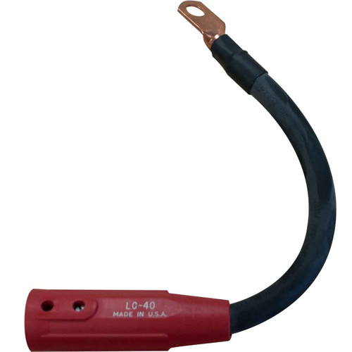 3/0 Welding Cable Lead 1 Foot Long Positive Connector