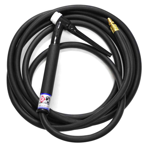 CK17 Air Cooled TIG Torch Kit, Flex, 150A, 12.5', 1-Pc (xref: WP-17F-12 ...