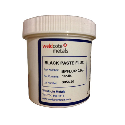 Weldcote Black Paste Flux 1/2 Pound Jar