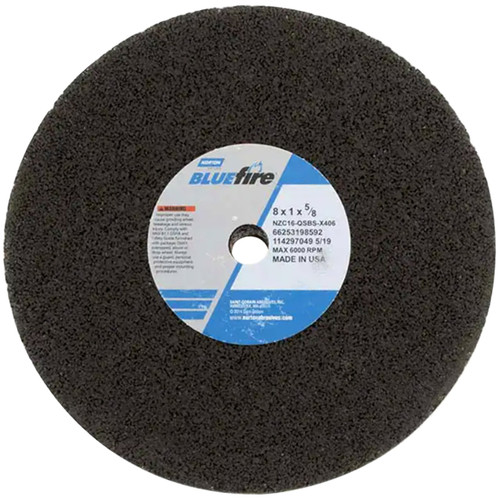 Norton 66253198592 8x1x5/8 In. BlueFire ZA/SC Reinforced Portable ...