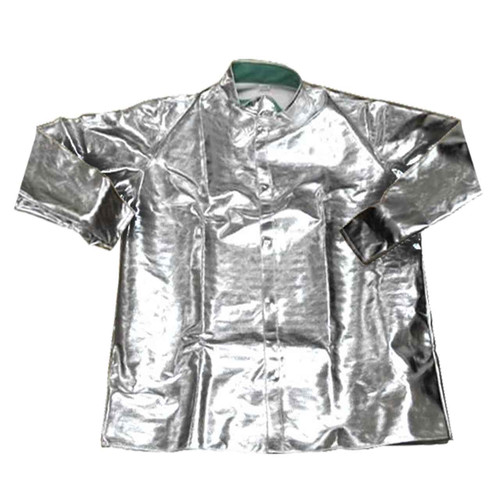 Tillman 8230 30" 19 oz. Aluminized Carbon Kevlar Protective Jacket, Small